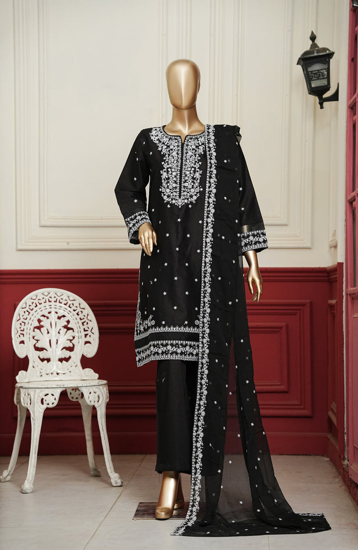 Koyal Monochrome by Amna Khadija Embroidered Lawn Stitched 3 Piece Sui ...